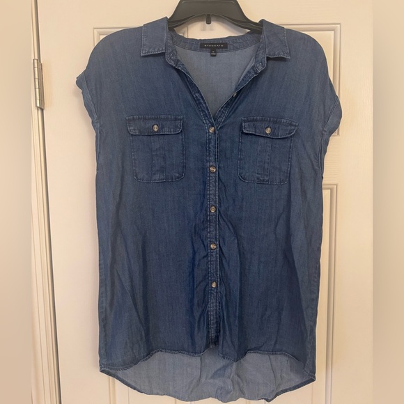 Staccato | Tops | Staccato Classic Blue Denim Shirt | Poshmark